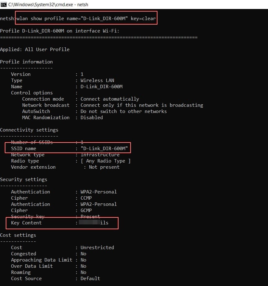 How To View Saved WiFi Passwords From Command Prompt Technastic